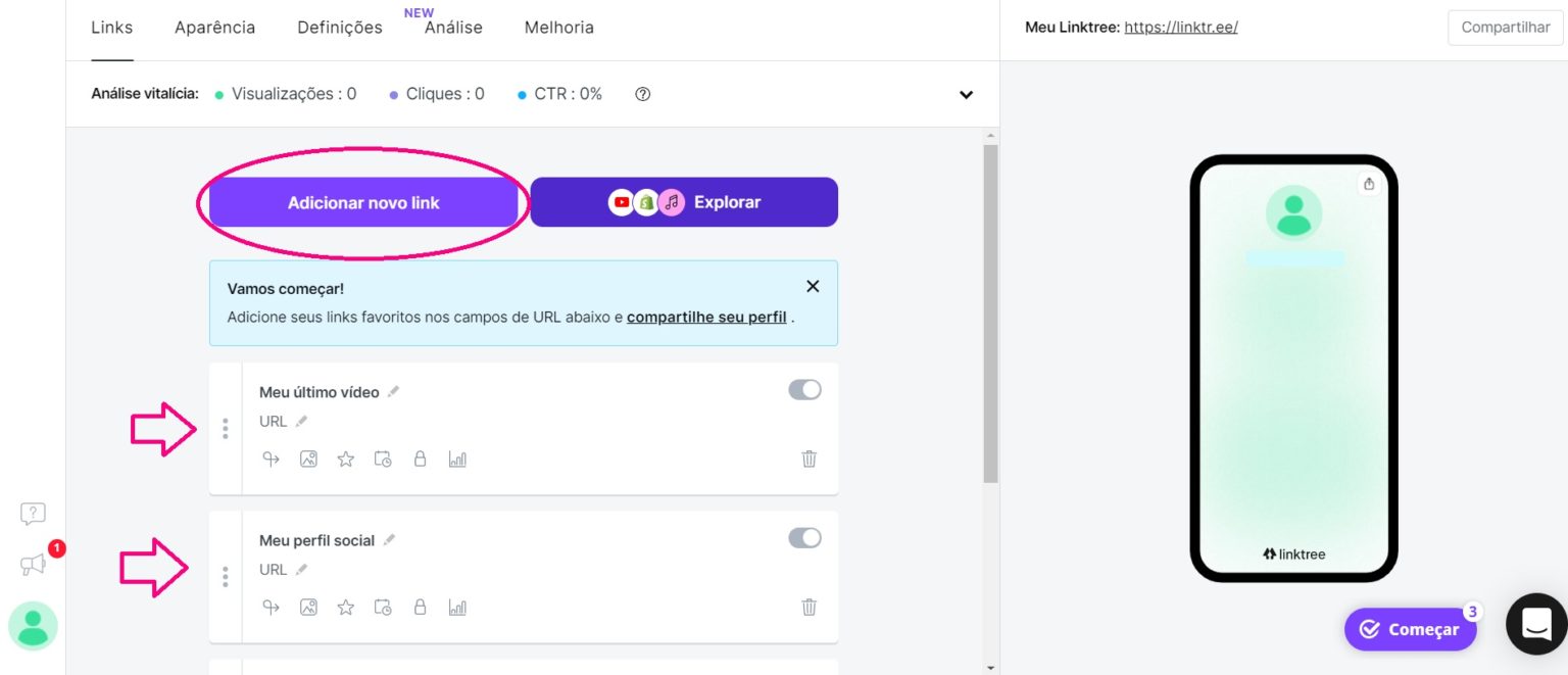 Como fazer Linktree para usar na estratégia de marketing? [+BÔNUS]