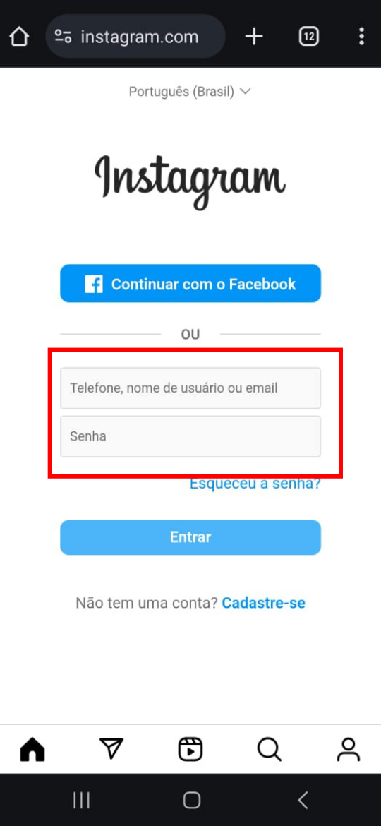 Como entrar no Instagram pelo Google: passo a passo completo