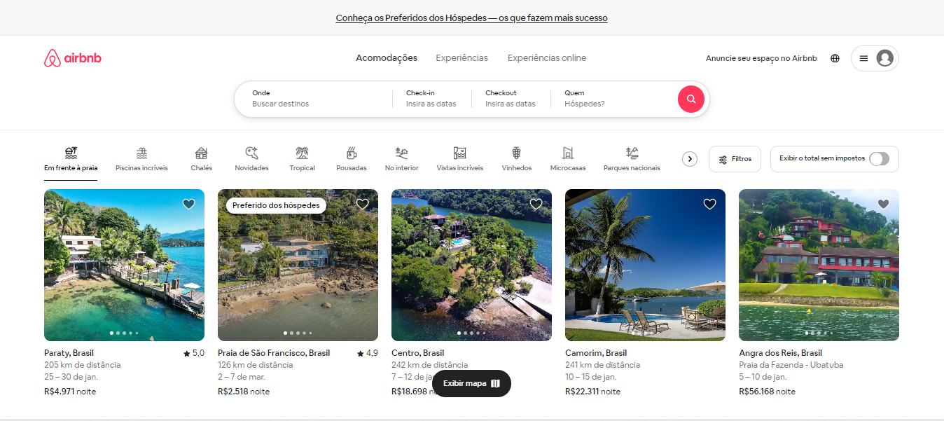 Exemplos de página inicial e como fazer a sua converter mais